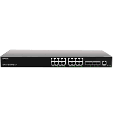 SWITCH GRANDSTREAM 24 PUERTOS POE L3 GIGABIT / 4SFP 10GBIT | Grupo Tek